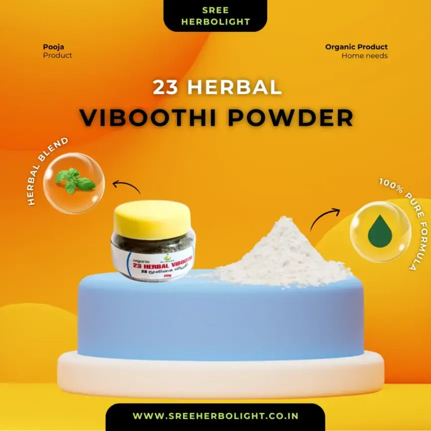 Sree Herbolight 23 Herbal Viboothi Powder 25gm | Shopee Philippines