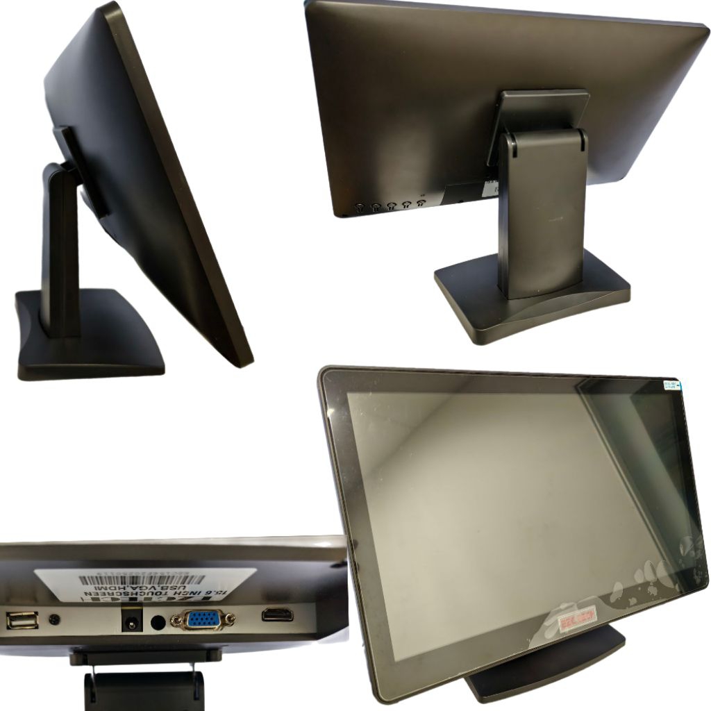 EZCTECH 15" / 15.6" / 17"inch Capacitive True-Flat Touch Screen Monitor ...