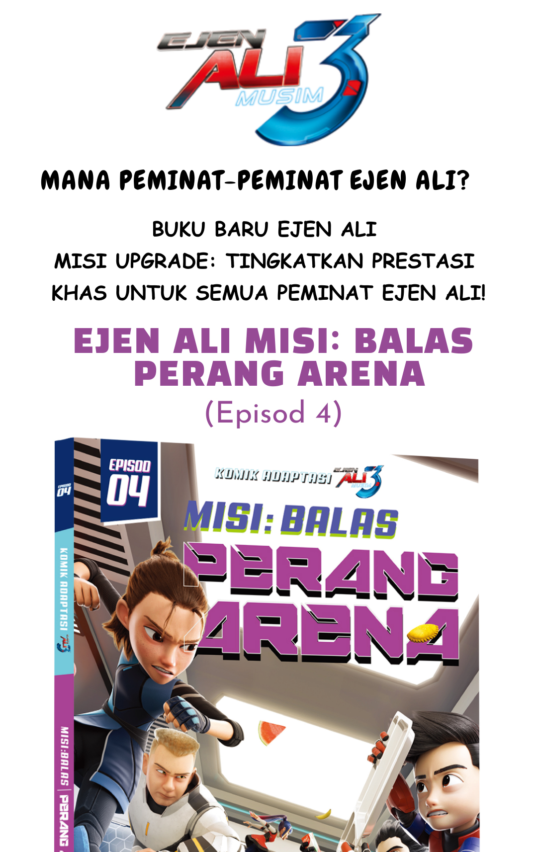 Agent Ali Mission Balas War Arena Comic Adaptation 3 Komic children Ep ...