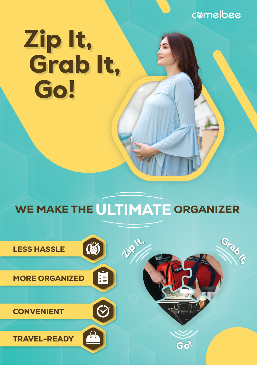 COMELBEE KEPERLUAN IBU HOSPITAL KIT MATERNITY ZIPPER BAG | Shopee ...