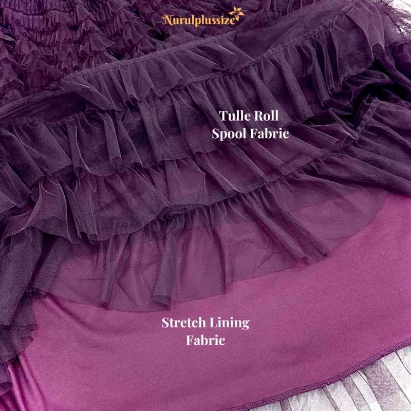 PLUSSIZE SKIRT TUTU BERTINGKAT KEMBANG PEREMPUAN STYLE MUSLIMAH KOREAN ...