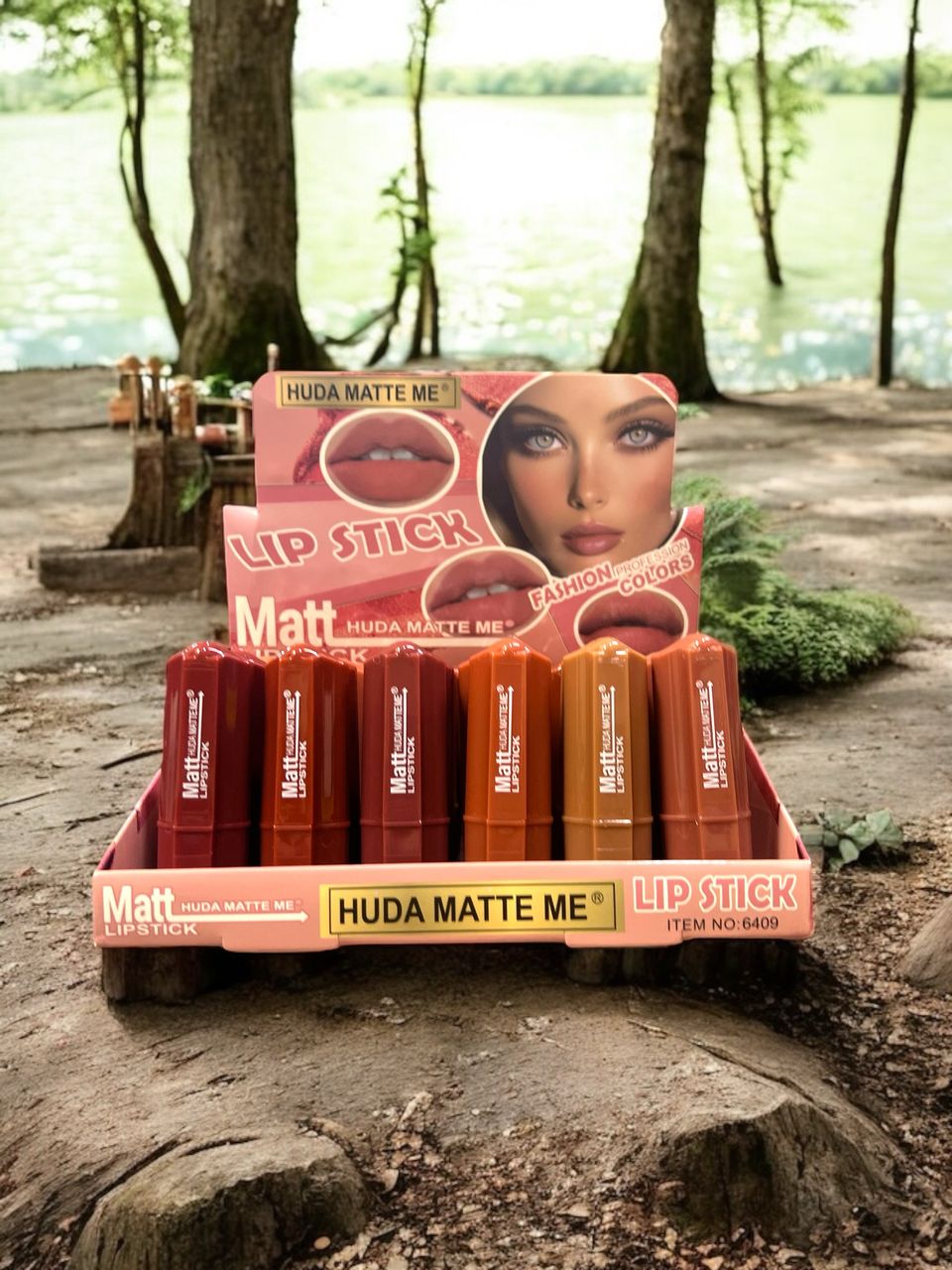 Huda Matte Me Long Lasting Waterproof Pigmented Makeup Matte Lip Stick ...