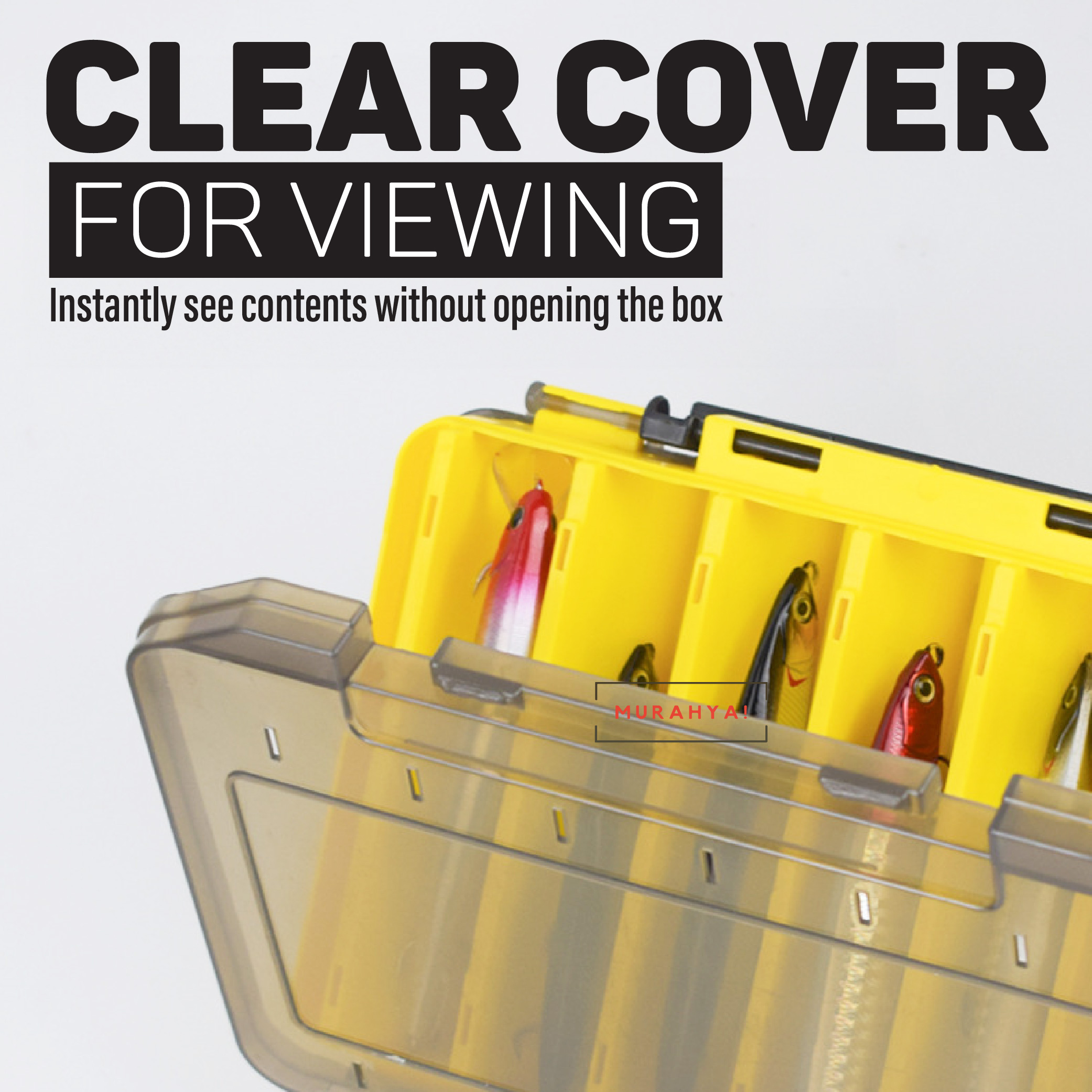 Fishing Tackle Box Outdoor Storage Box Multifunctional Kotak Pancing ...