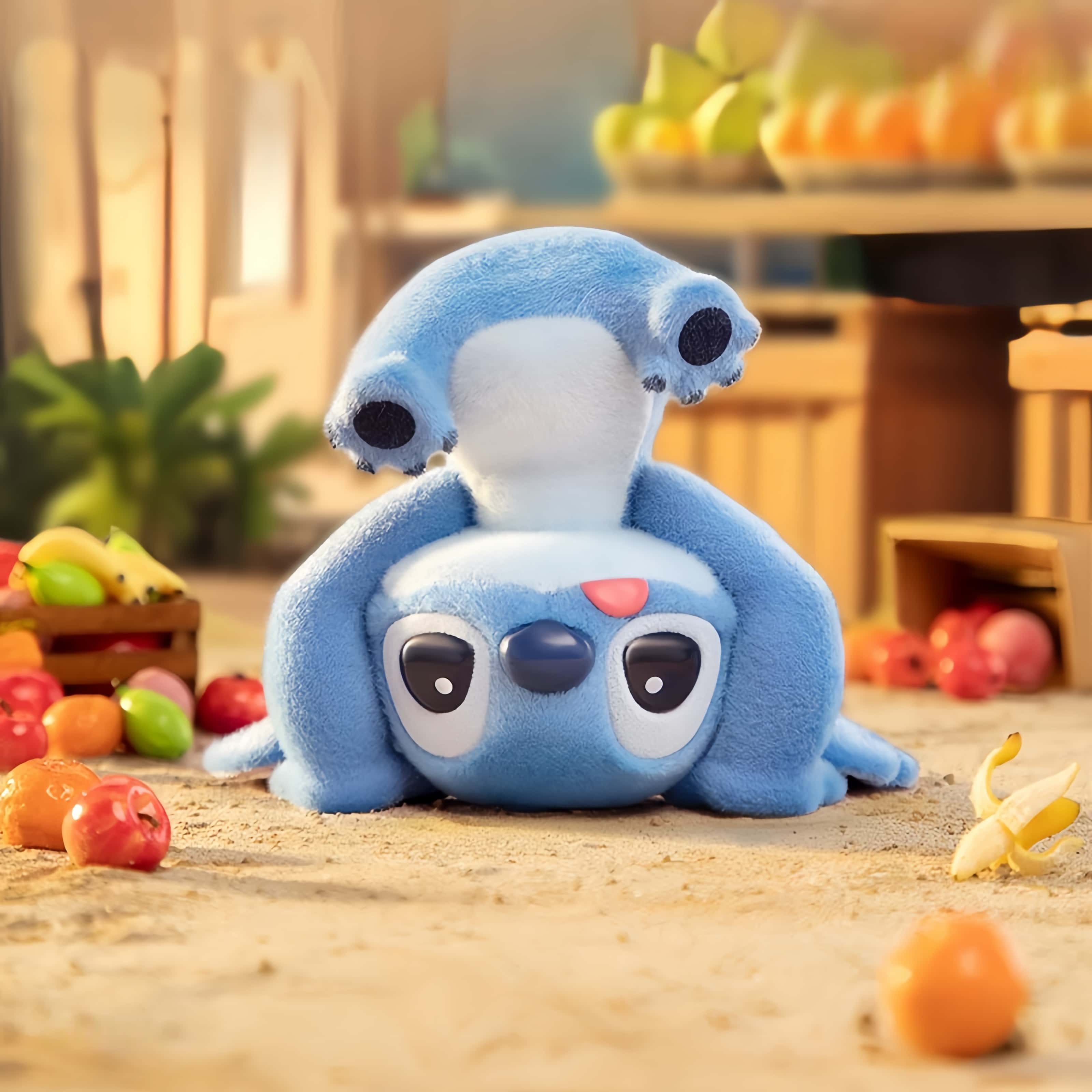 Stitch Series Figures Flocking Blind Box Random Box Desktop Ornaments ...