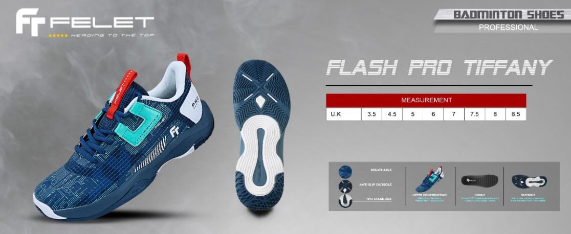 FELET FLASH PRO BADMINTON SHOES INDOOR SHOES | Shopee Philippines