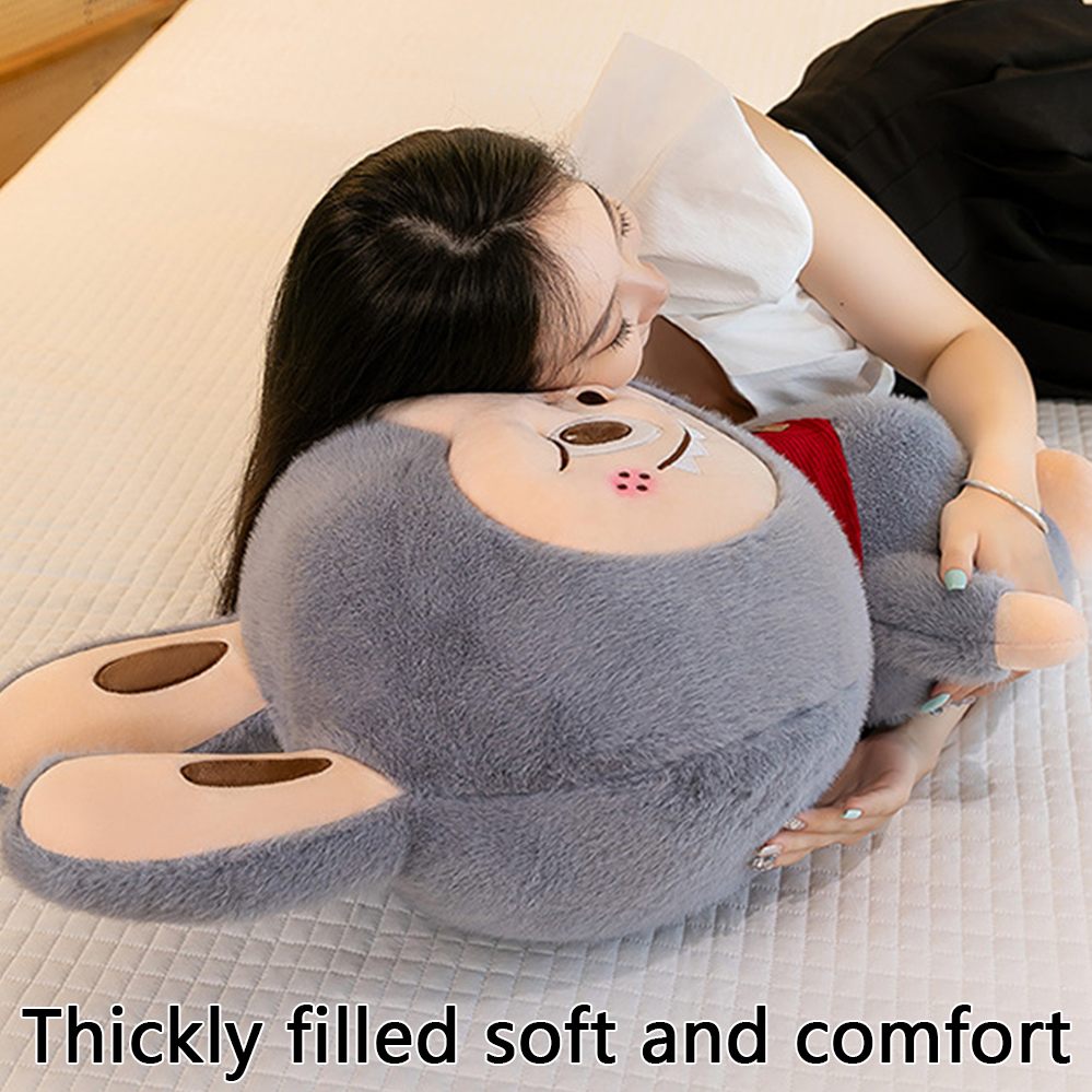 LABUBU Soft Doll Big Cartoon Complete Plush Skin Bear Trendy Stuffed ...