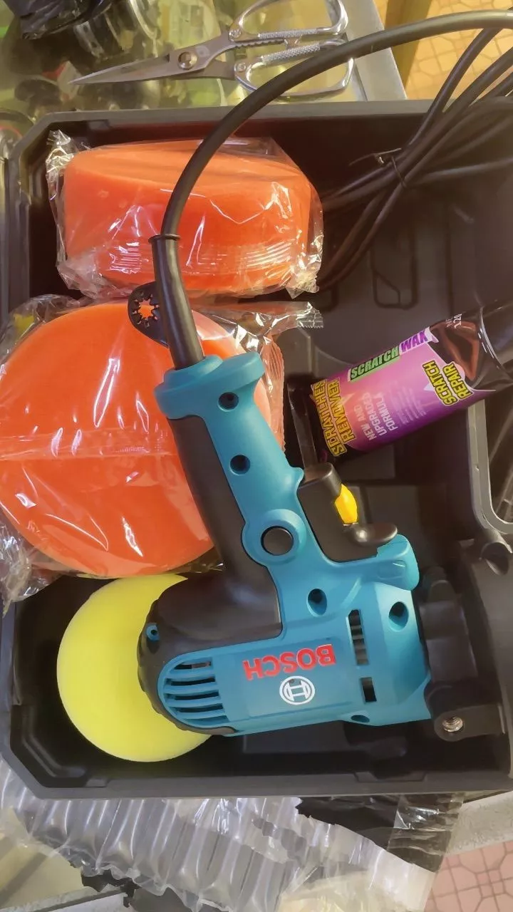 Bosch car polisher 125mm 850w waxing machine high power polishing ...