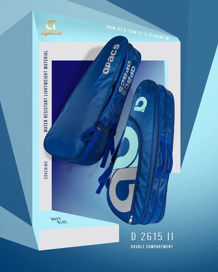 APACS Double Compartment Badminton Bag D2615 - II | Shopee Philippines