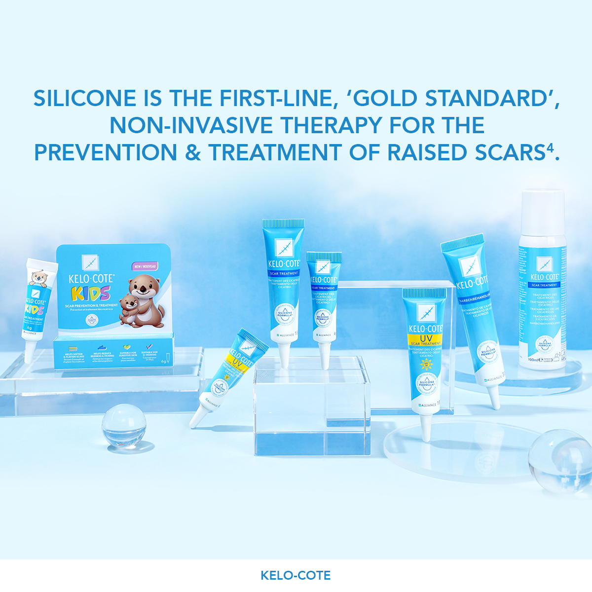 KELO-COTE Advanced Formula Silicone Scar Gel 15g Scar Treatment for ...