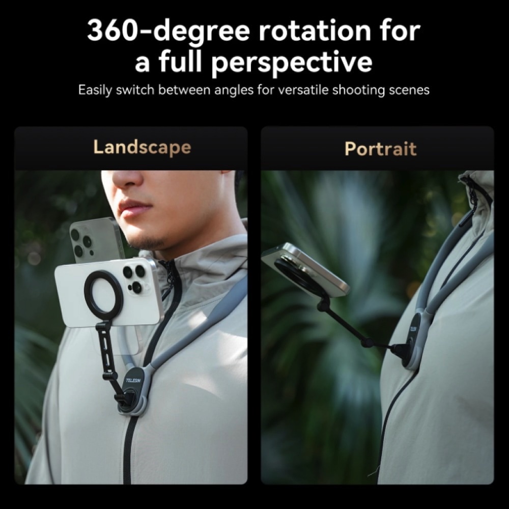 TELESIN Adhesive Magnetic Phone Holder Sticker Ring Mount Plate for ...