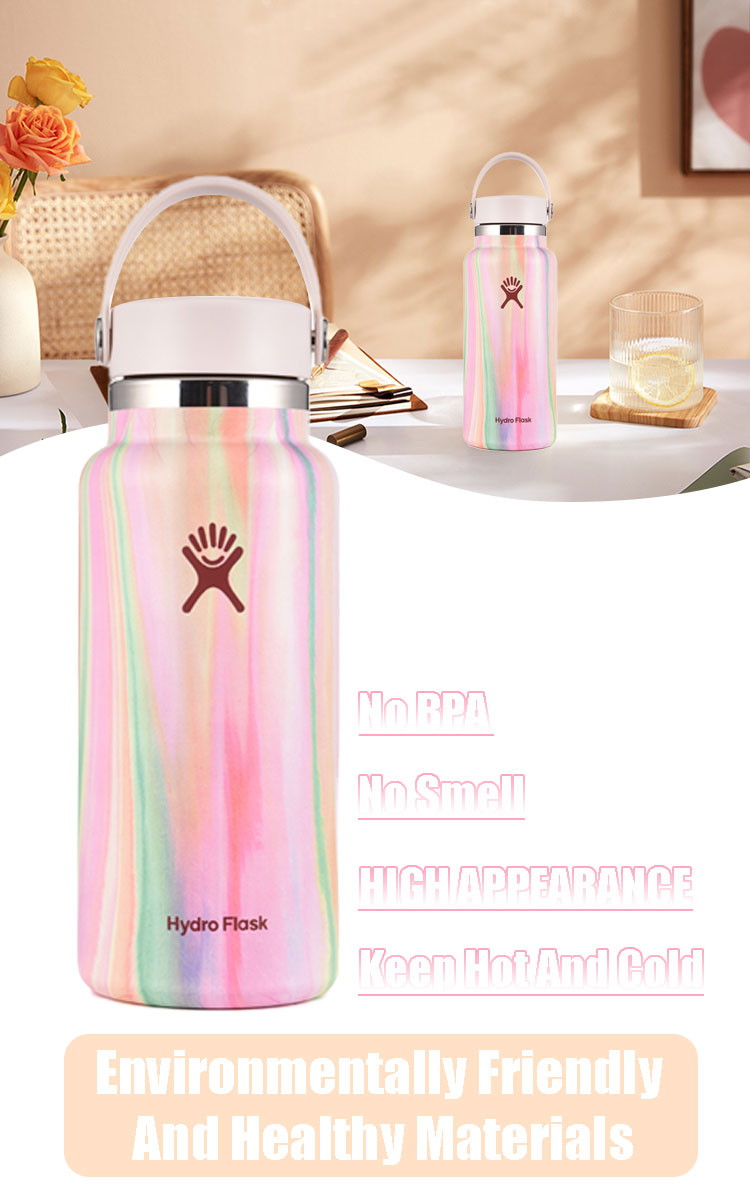 Hydro Flask Botol Termos 500ML/900ML/1200ML Vacuum Insulated Tumbler Keep Cold and Hot 304 ...
