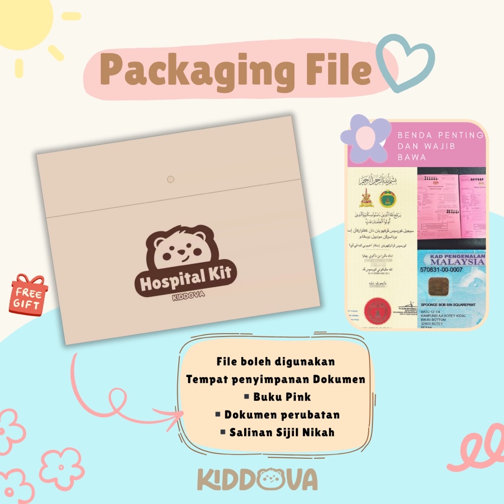 Hospital Kit Bag Plastik Hospital Ibu Bersalin Ziplock Hospital Bag ...