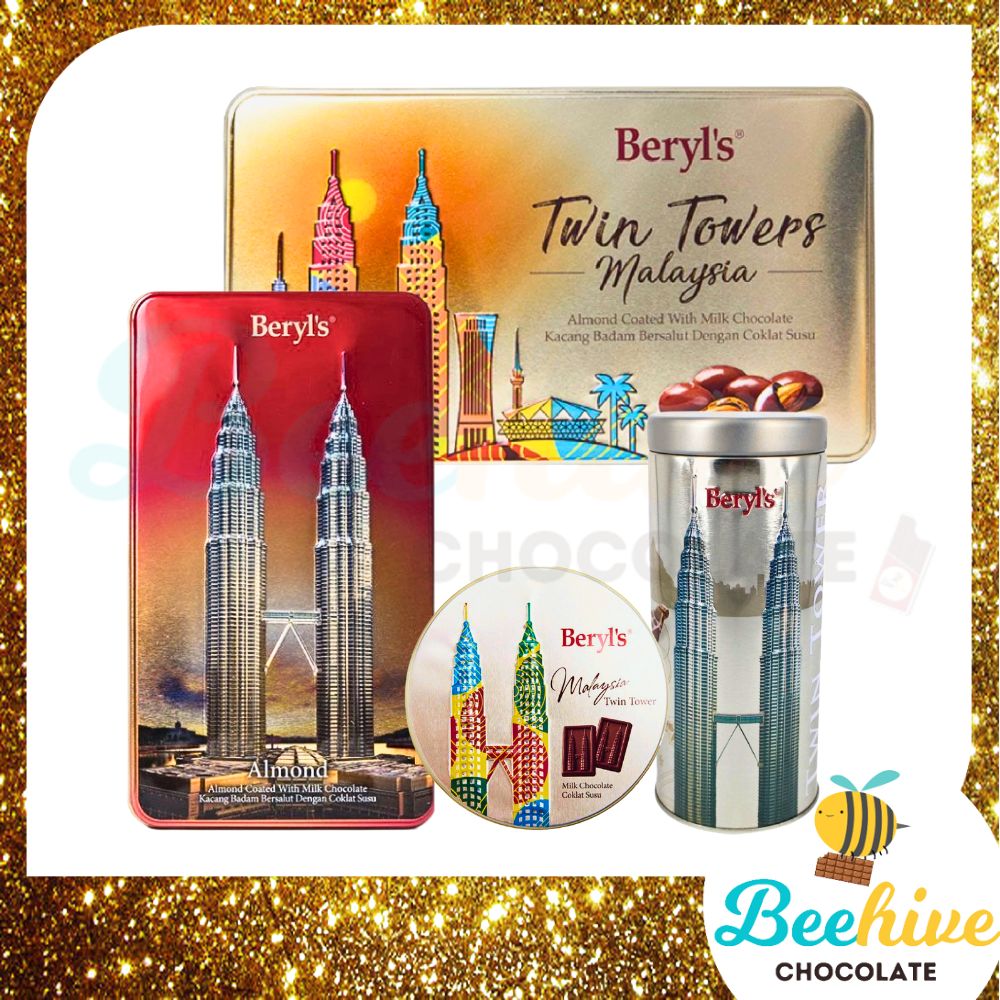 Beryls Twin Towers Milk Chocolate Tin 64g-150g / Beryls Twin Towers ...