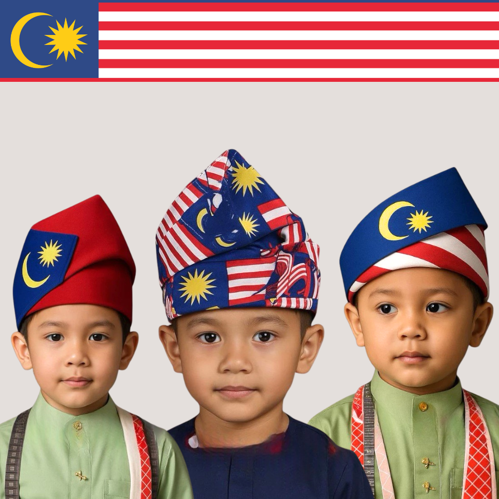 Tanjak Merdeka Kids Tanjak Boys Traditional National Day Accessories ...