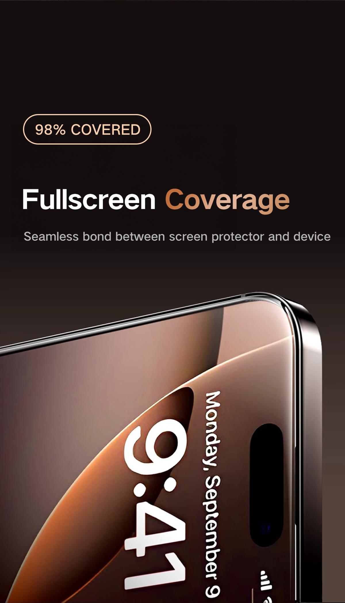 TORRAS Titan 3D Screen Protector 9H+ For iPhone 17 Series Easy Install ...