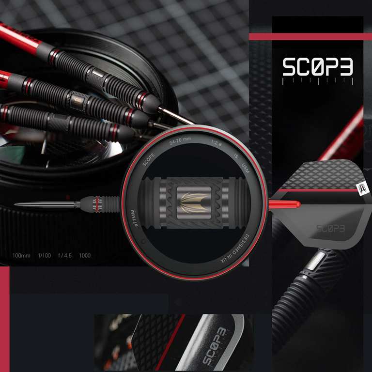 Target Steel Tip Darts Set Swiss Points 90% Tungsten - Scope / Bolide ...