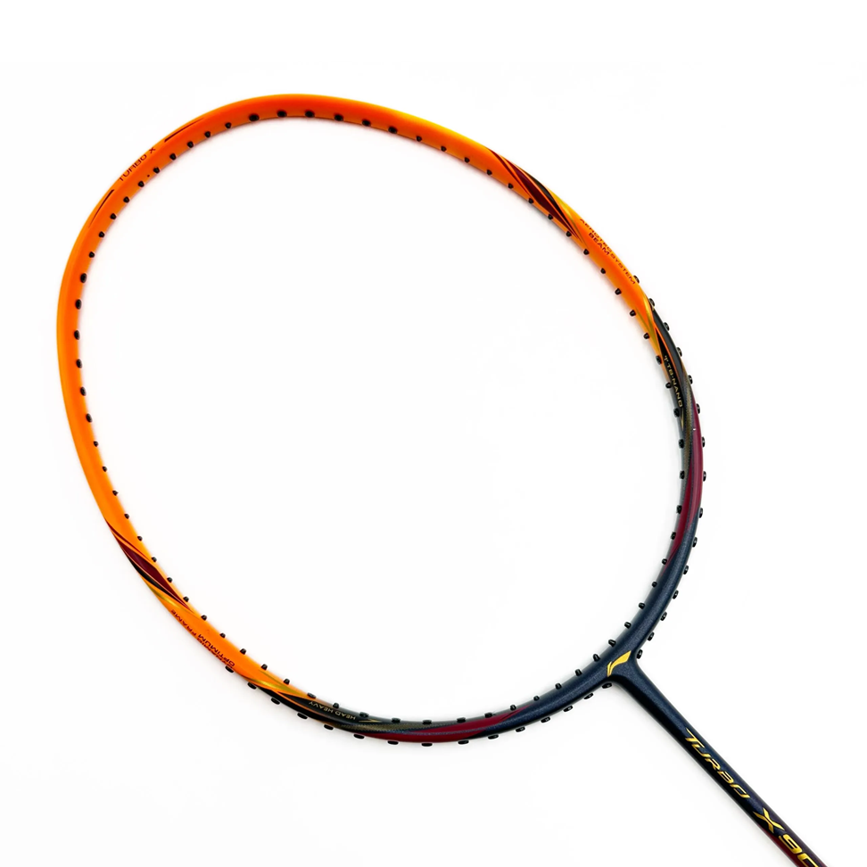 Li-Ning Badminton Racket Turbo X90 III Raket/Racquet head heavy W3/3U ...