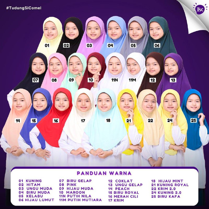 TudungSiComel [Set B] Awning Scuba School Hijab Elementary school boy's ...