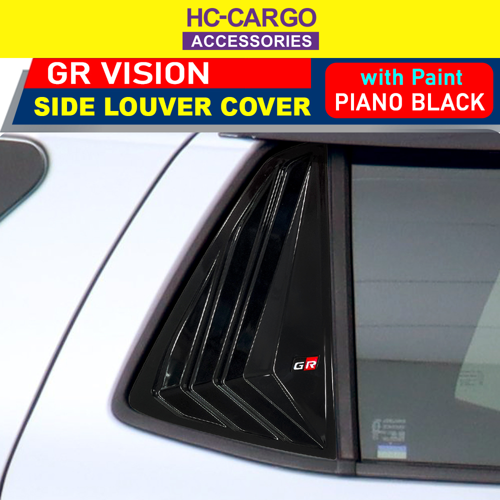 Perodua Ativa Toyota Raize Rear Side Louver GR Mustang Cover Window ...