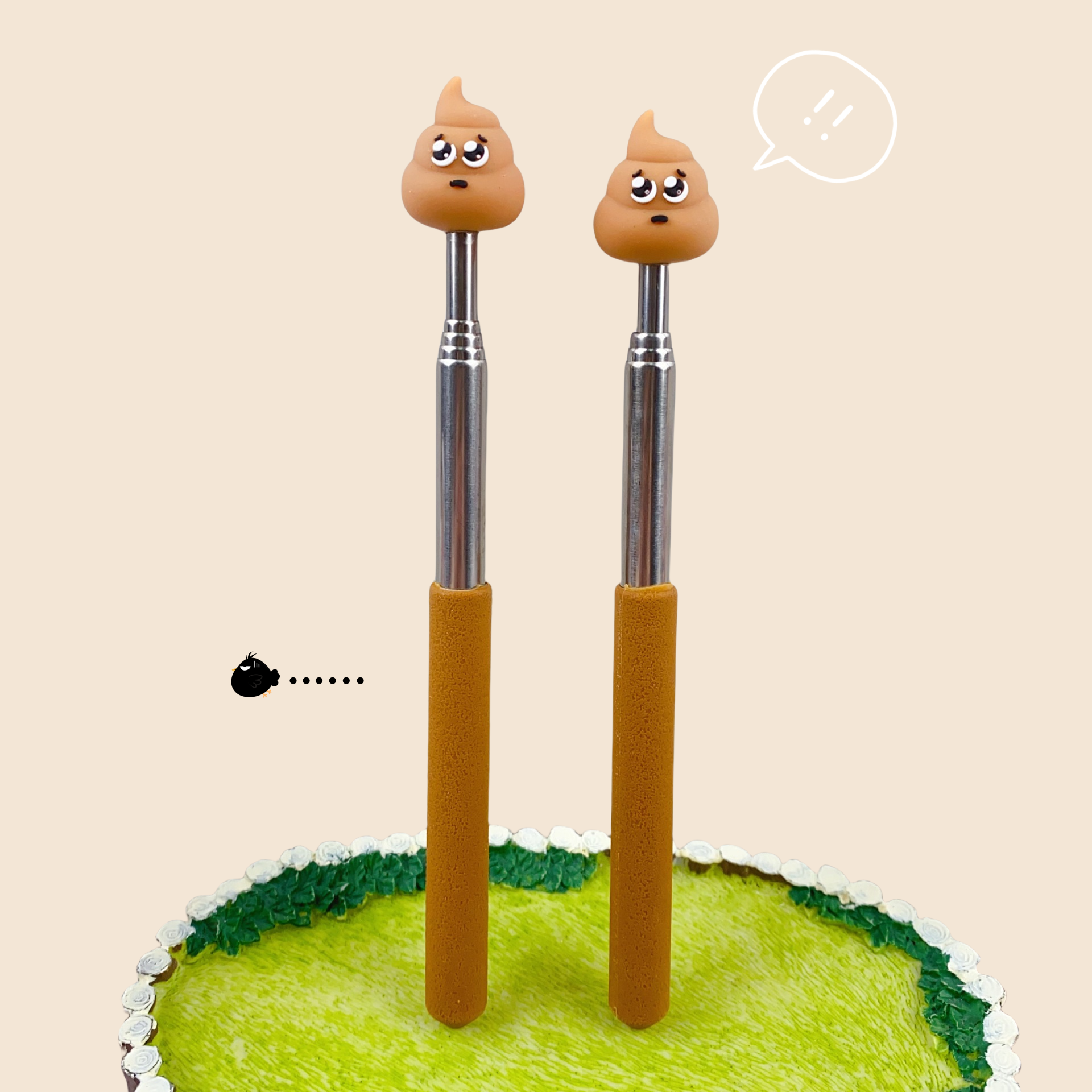 Creative Funny Poop Shape Retractable Telescopic Teacher Finger Pointer ...