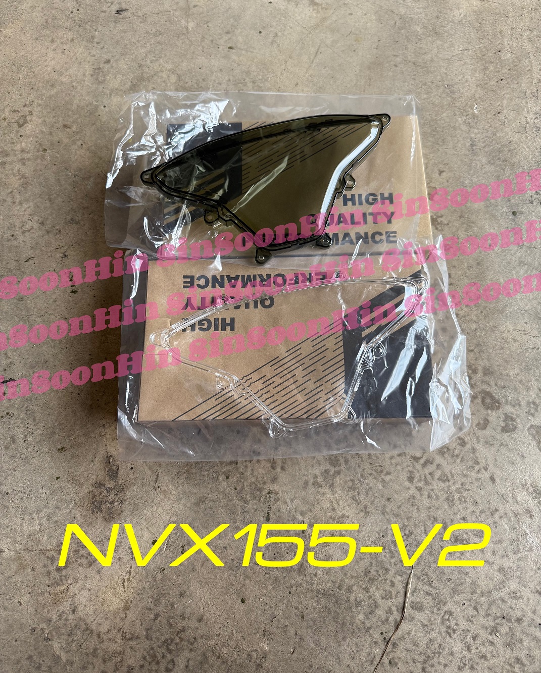 Yamaha NVX155 V2 Cover Meter Lens / Cermin Meter - Clear / Tinted cover ...