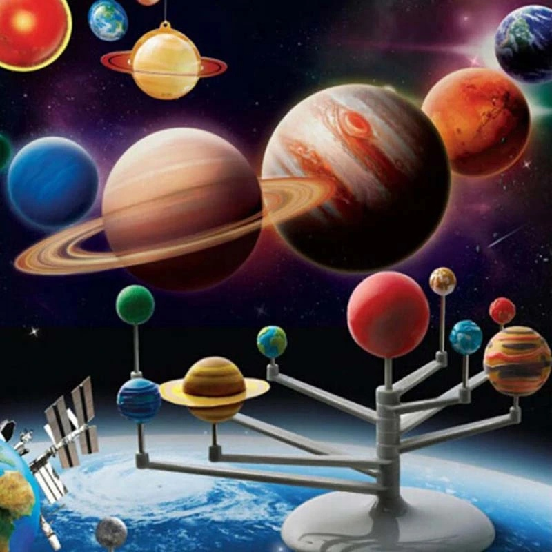 Solar System Planets Model Kids Toys Painting Astronomy Science Project ...