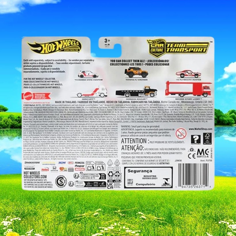 HOT WHEELSTM PREMIUM TEAM TRANSPORT TOYOTA FJ CRUISER HORIZON HAULER ...