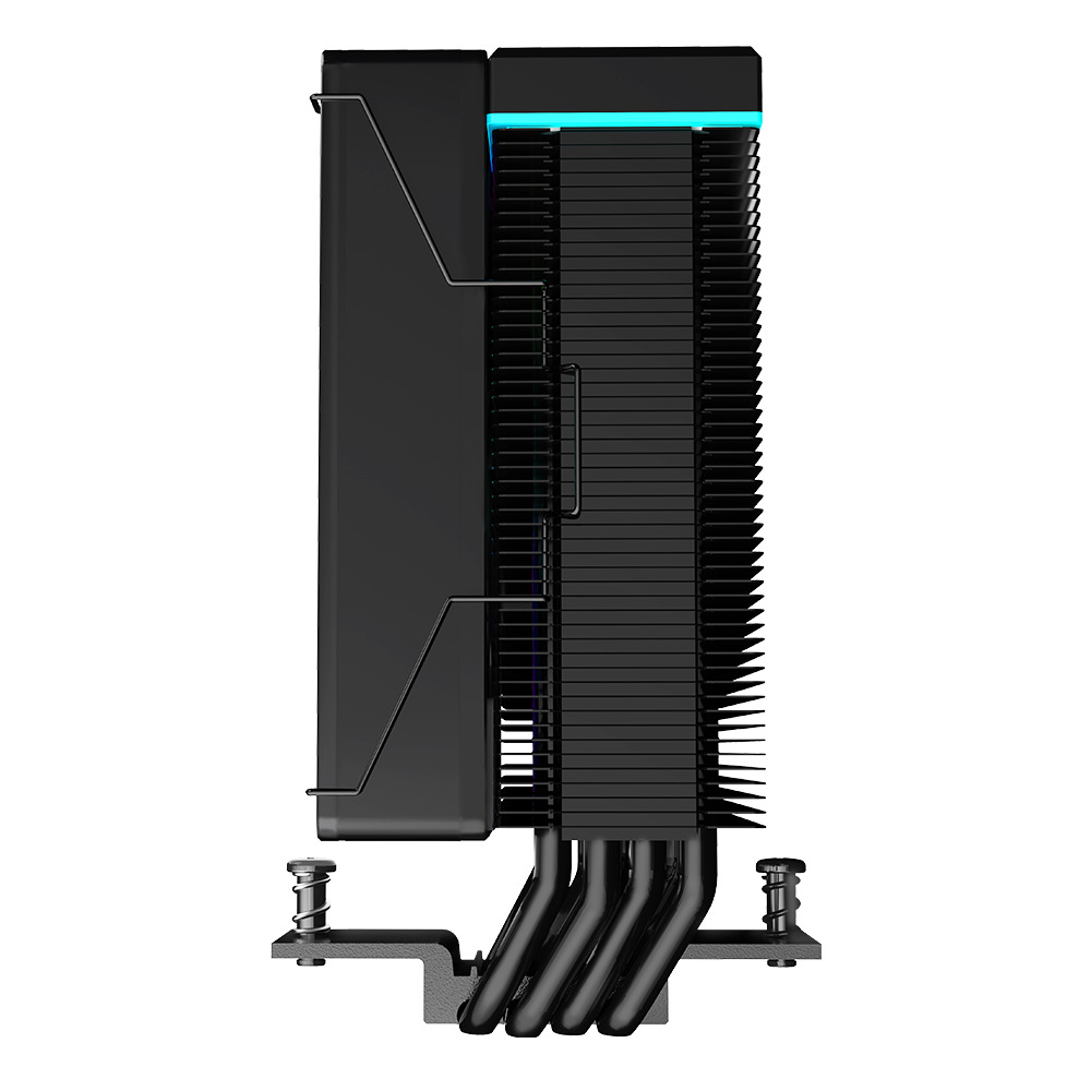 Jungle Leopard KF420 DGT Digital CPU Cooler Black / White 12cm CPU Fan ...