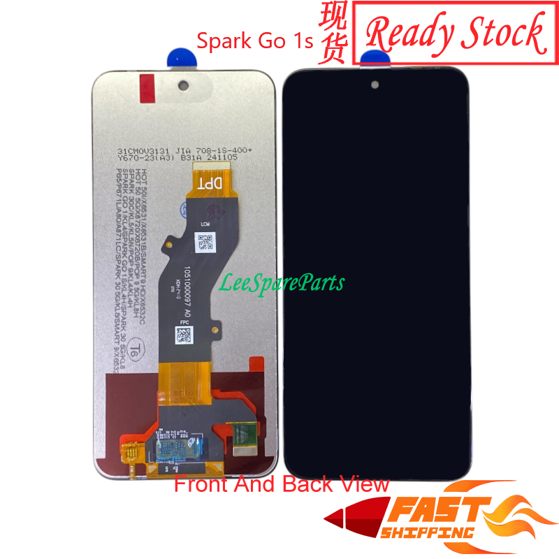 Compatible Tecno Spark Go 1 Full Set LCD Display Touch Screen Digitizer ...