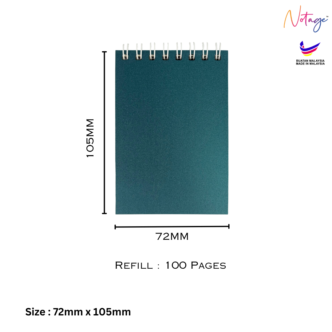 Small on Hands, Wide for Notes – Pocket Notebook with Wire-O PP Daily ...