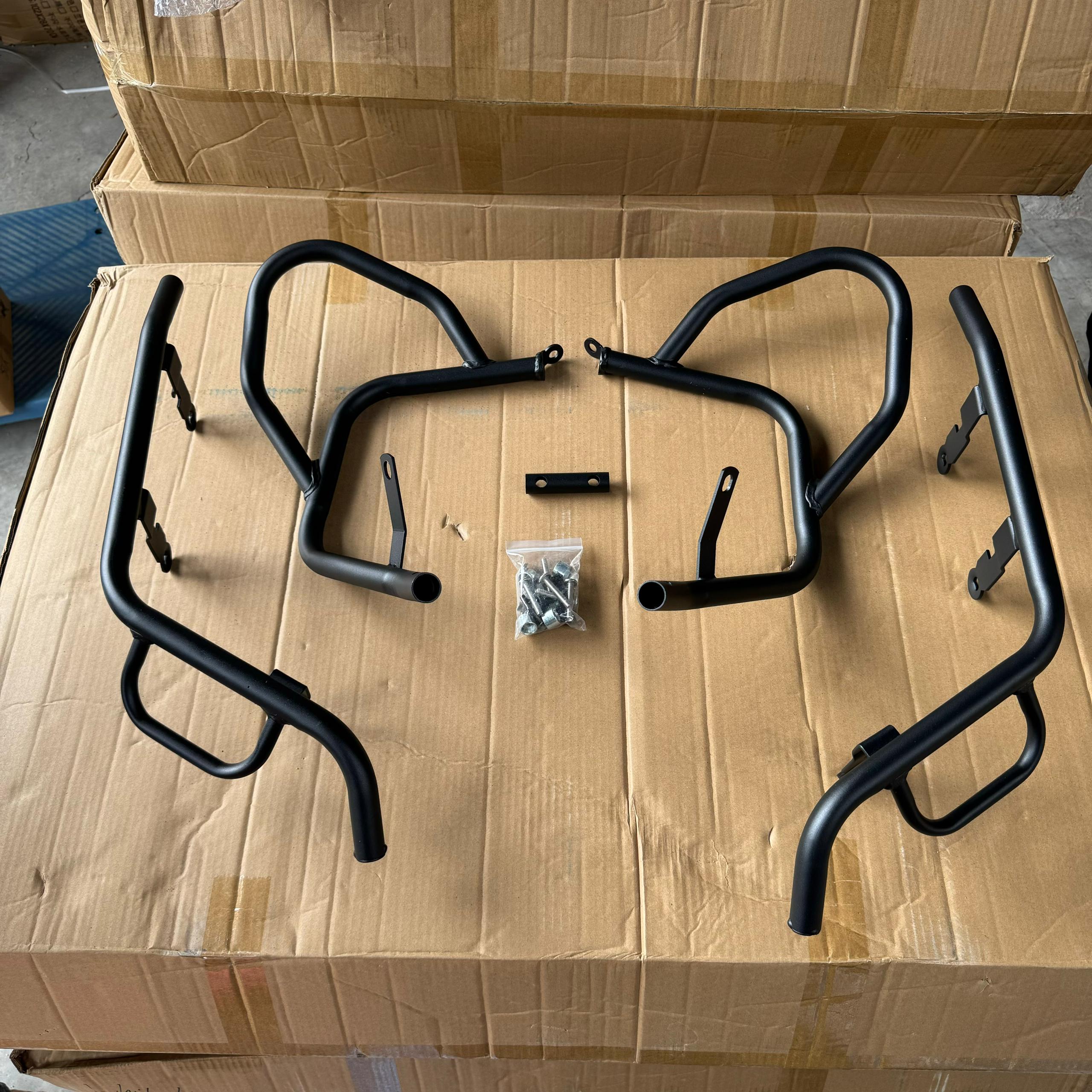 Model 2 ADV160 Adv 160 Design Crash Bar Frame Welding Black Steel Crash Bar Crash Guard Body ...