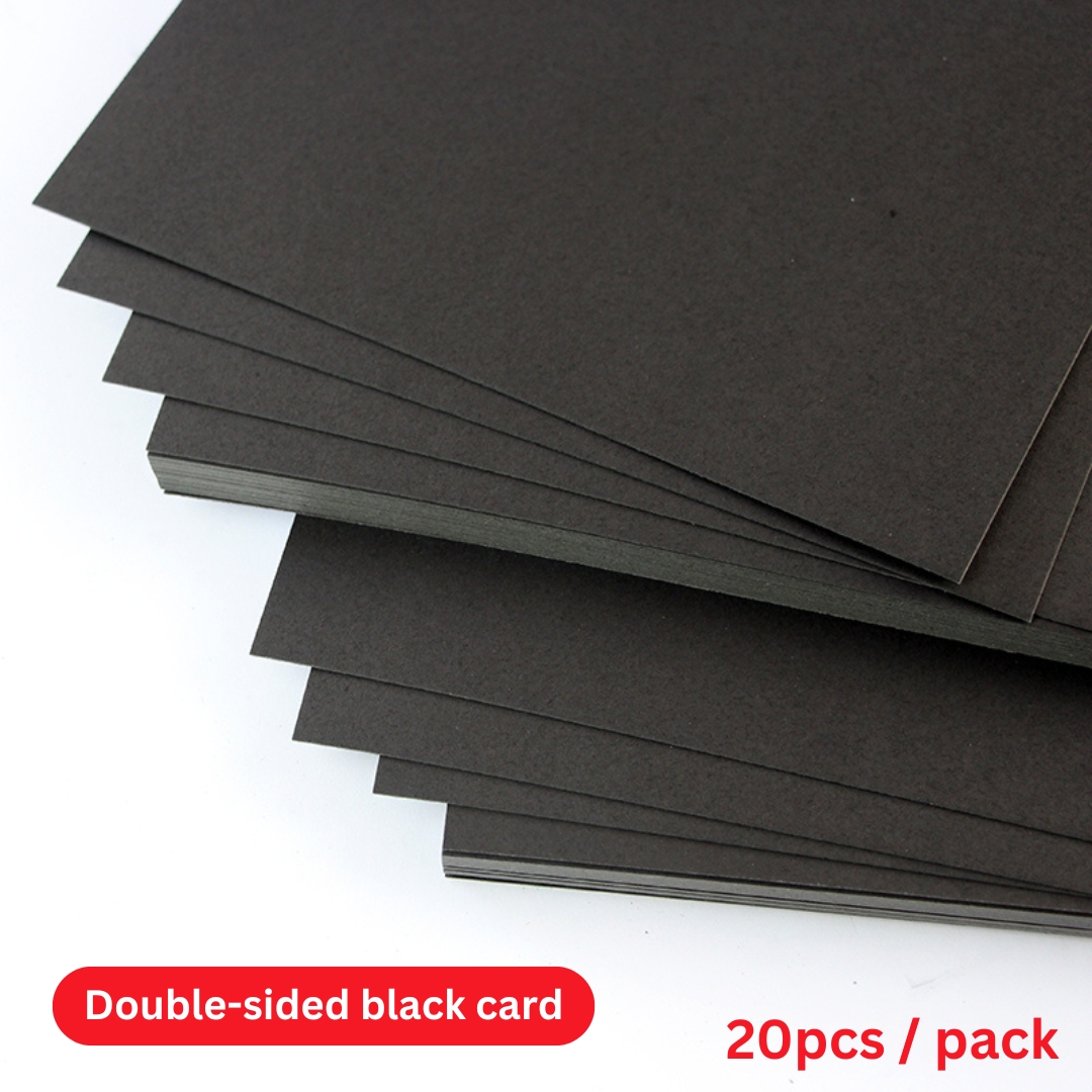 350/450GSM A4 Size Black Card / Kad Hitam (20'S) | Shopee Philippines