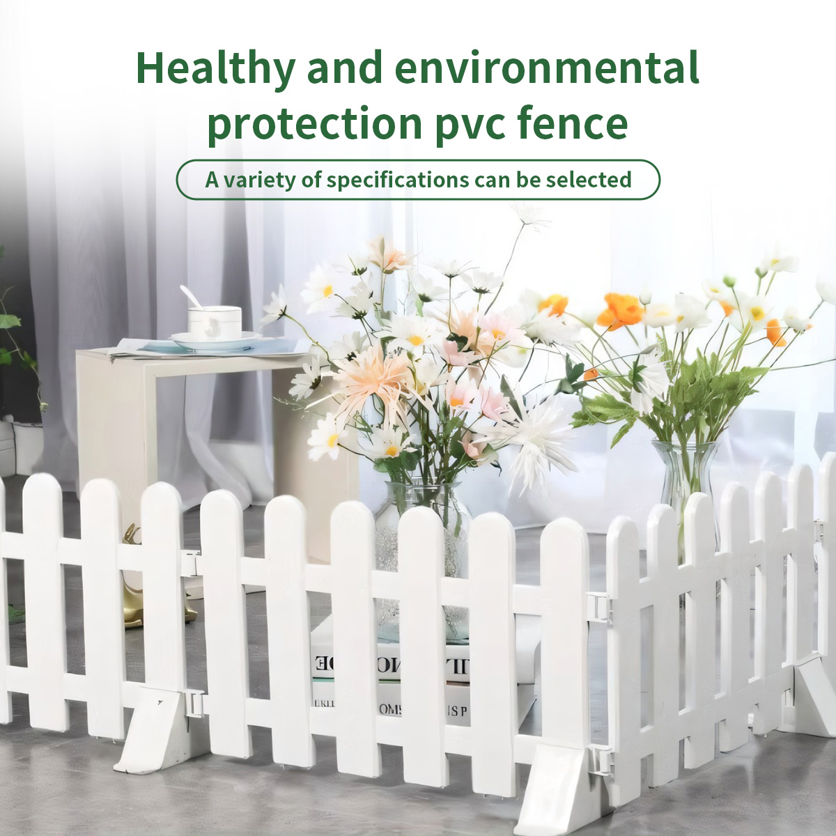Thickened PVC Plastic Fence Outdoor Road Greening Lawn Decoration Fence ...