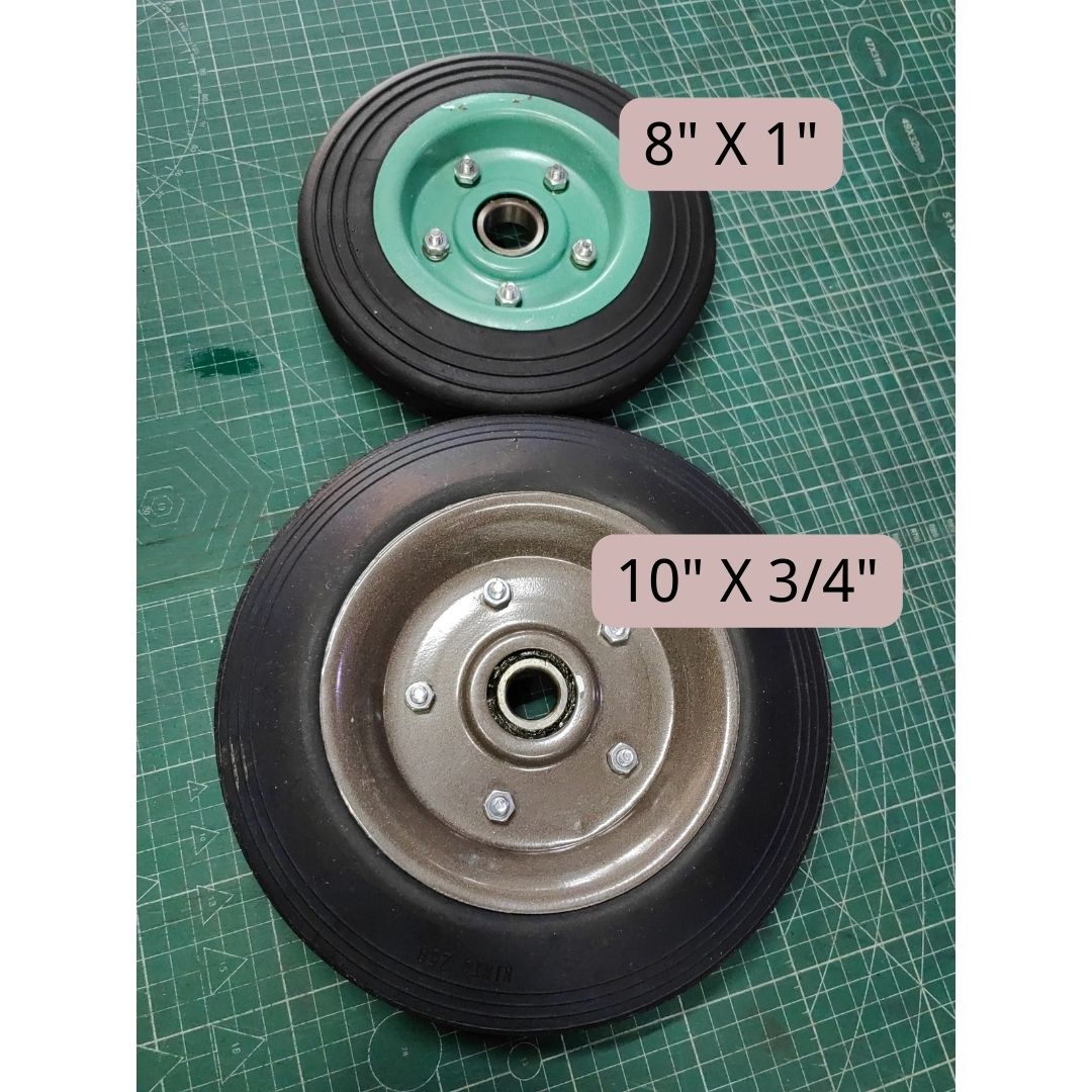 Solid Heavy Duty Trolley Tyre / Replacement Wheel / Penggantian Roda ...