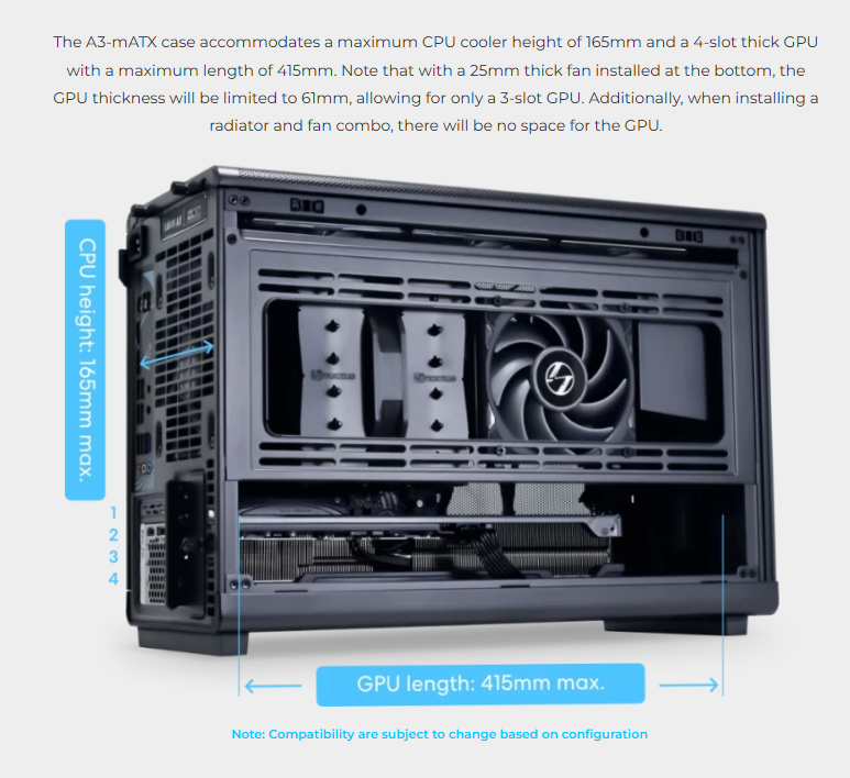 LIAN LI A3 MICRO-ATX PC CASE - BLACK / WHITE / WOOD MATX CASING LIANLI ...