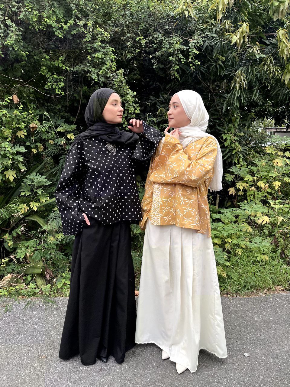 TUAHTIGA - Kimoya Set Baju Raya 2025 viral Cotton Top + Skirt Cotton ...