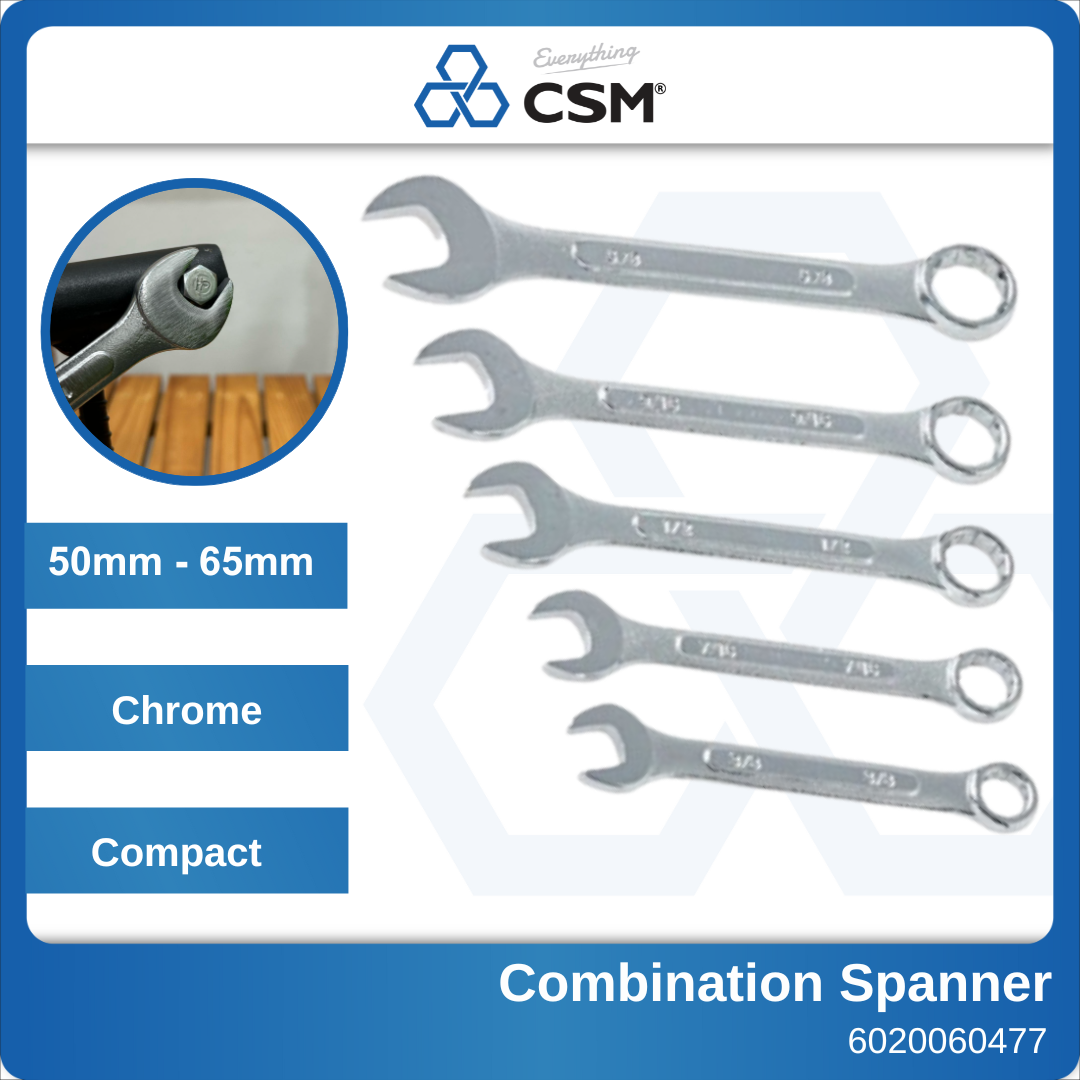 CHN Drop Forged Combination Spanner Open Ended & Ring Head Spanar 50MM ...