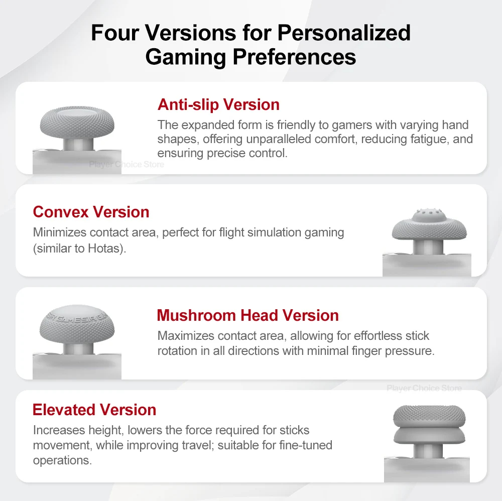 GameSir Thumb Grip Universal Pack Support Xbox Series DS4 DS5 G7se G7 ...