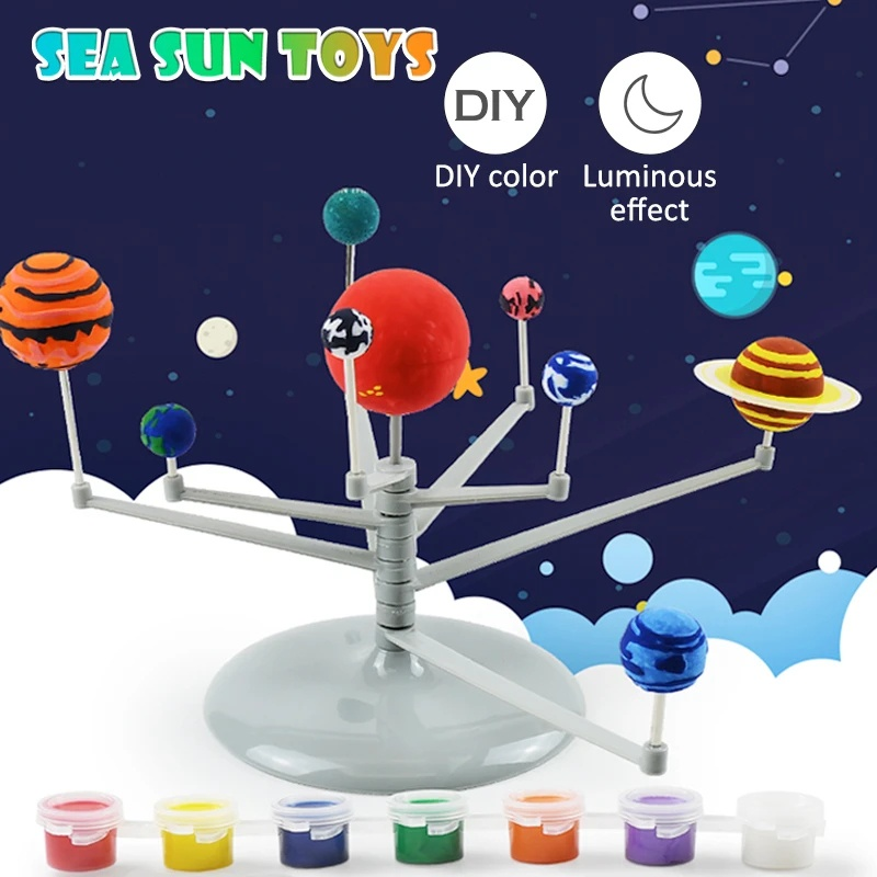Solar System Planets Model Kids Toys Painting Astronomy Science Project ...