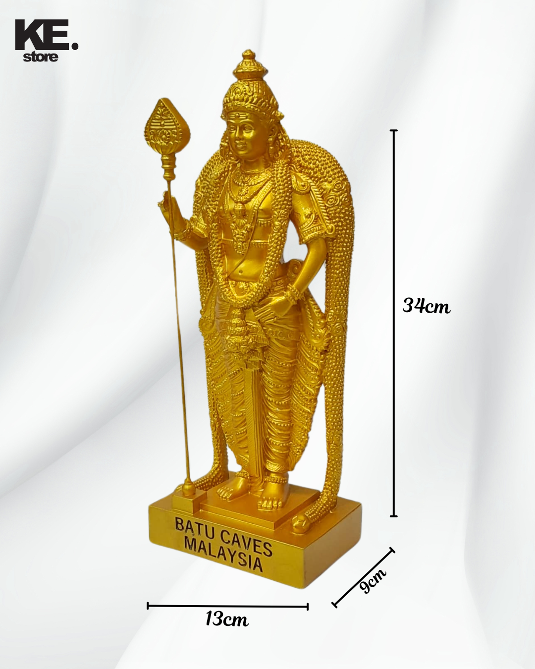 Big Golden Lord Murugan Statue/Decorative Prayer | Shopee Philippines