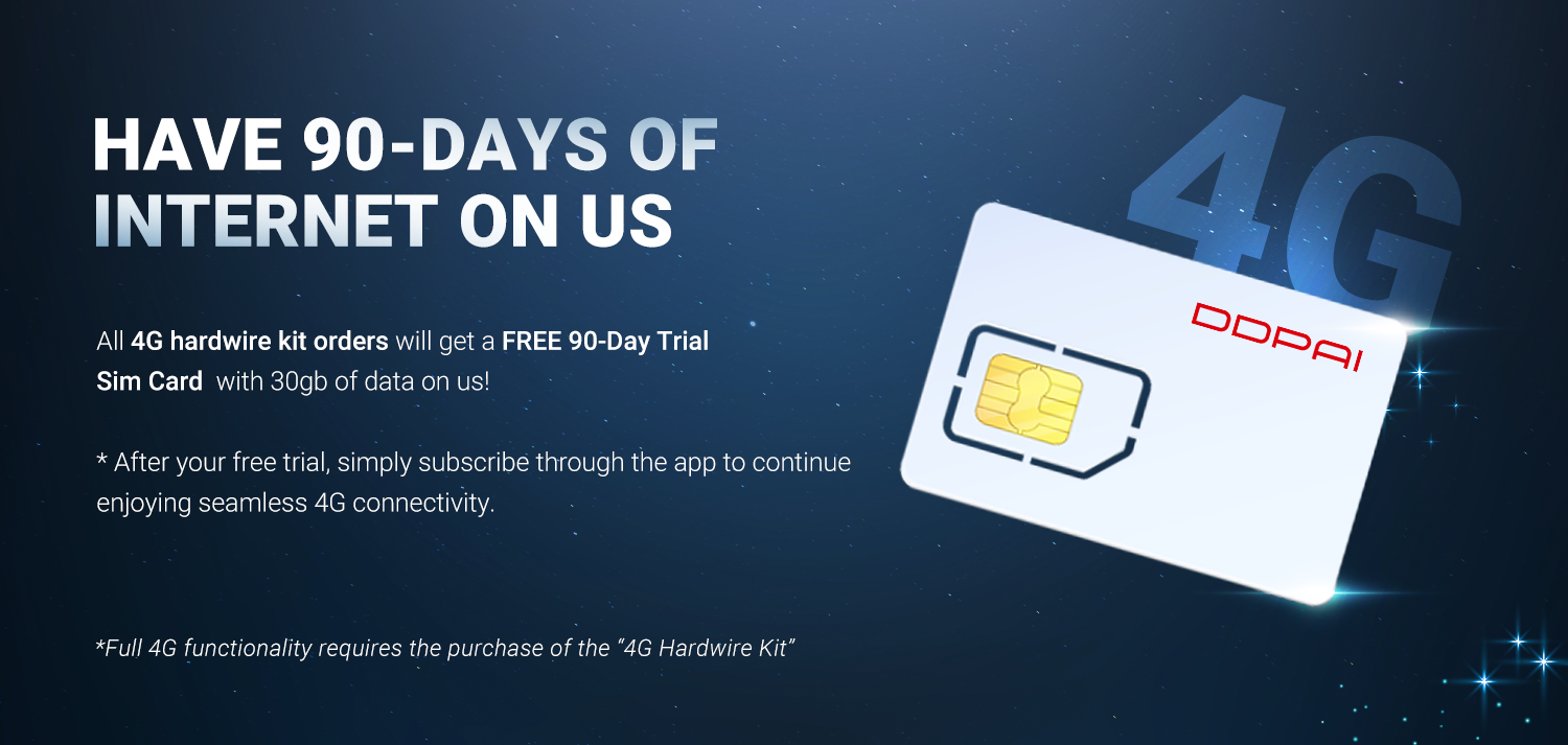 DDPAI 4G Type-C Fuse Hardwire Kit for 24H Real Time Monitoring [ Z60 ...