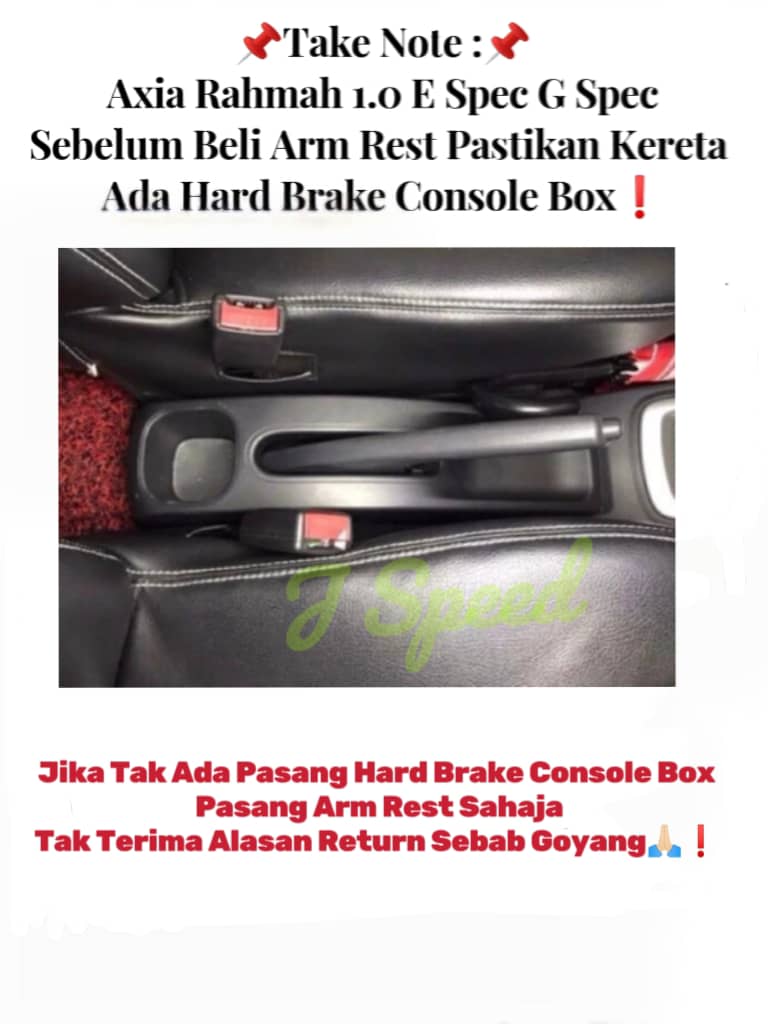 Perodua Axia 2014year/Axia Rahmah Arm rest Console box with Drink ...