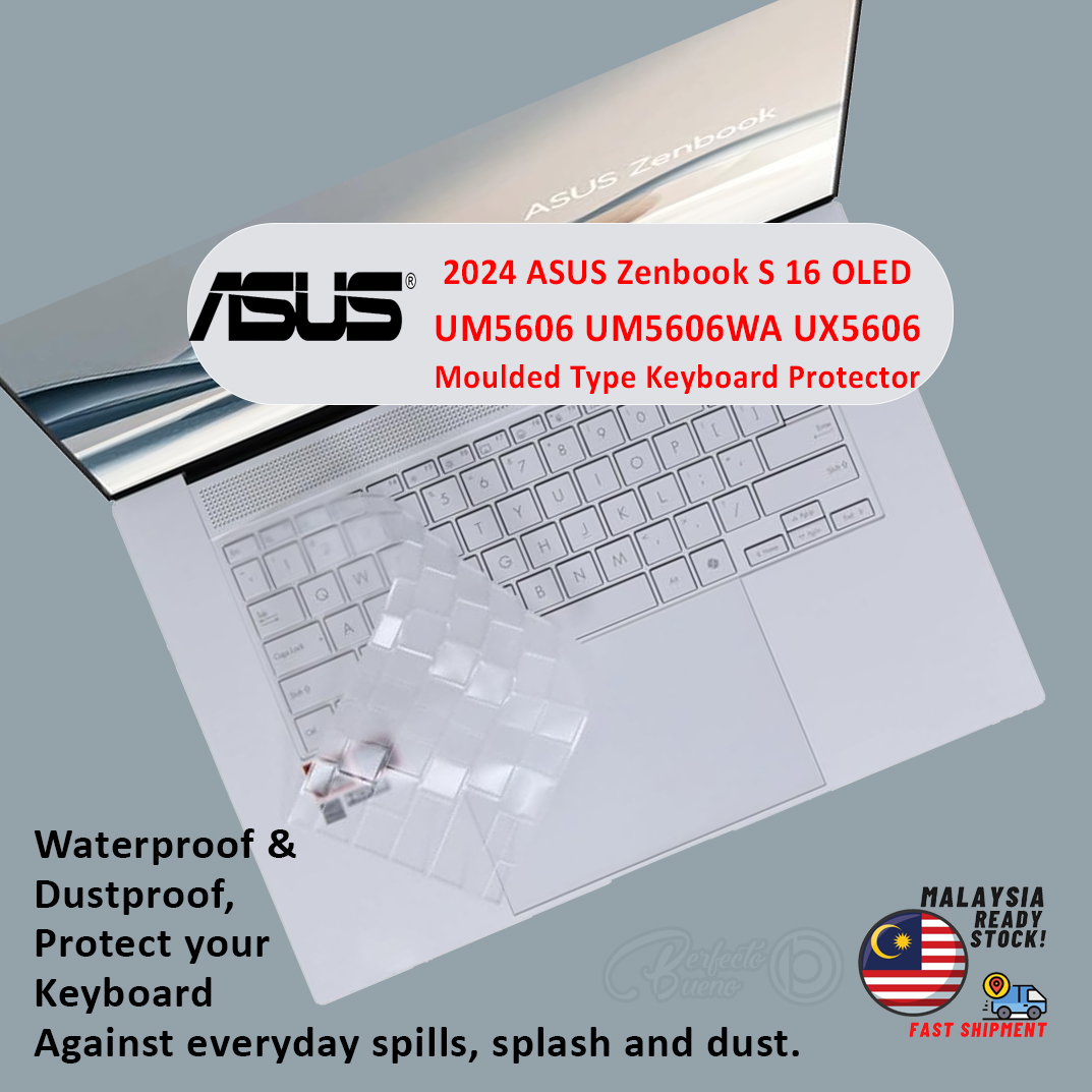 Keyboard Protector for ASUS Zenbook S 16 OLED UM5606 UM5606WA UX5606 16 ...