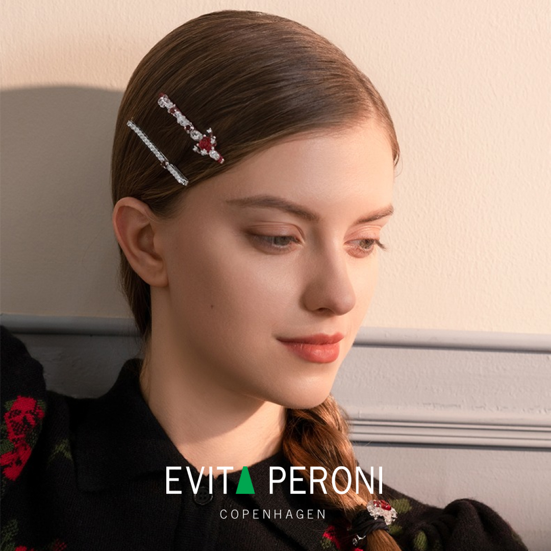 EVITA PERONI Rose Bobby Pin Female Hair Pin High Quality Hair Pin ...