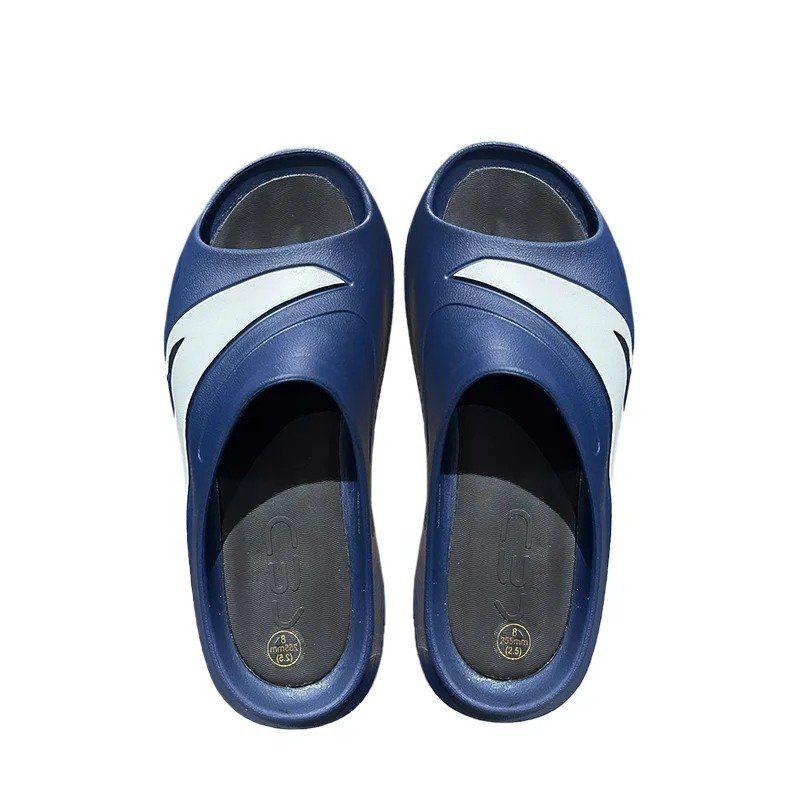 ANTA Men Beach Slippers 1125A8523R-2 -Blue/Black/White (Slippar Lelaki ...