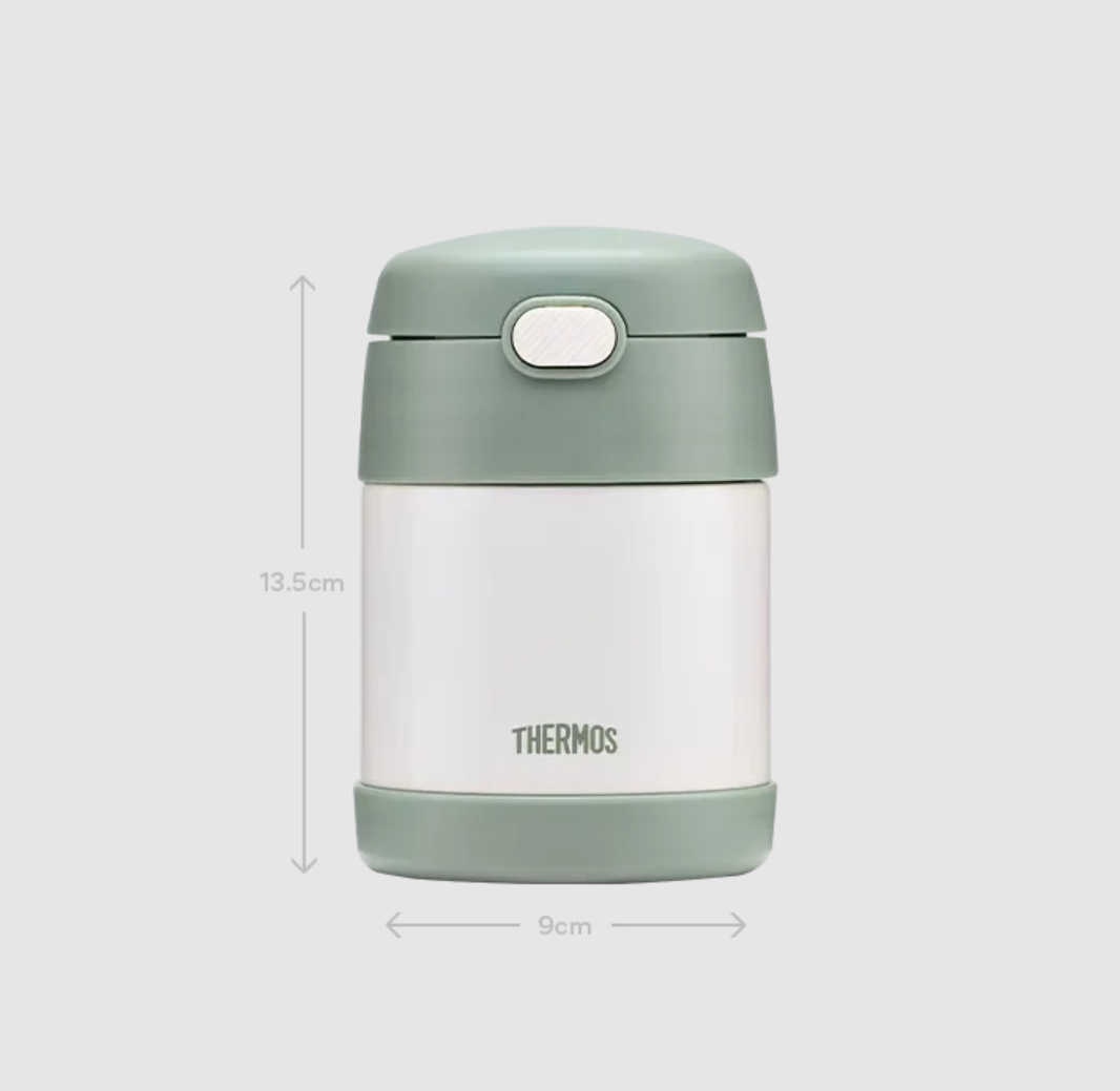 Thermos One Push Food Jar with Spoon F310 290ml / One-Push Straw Tumbler with Carry Handle F410 ...