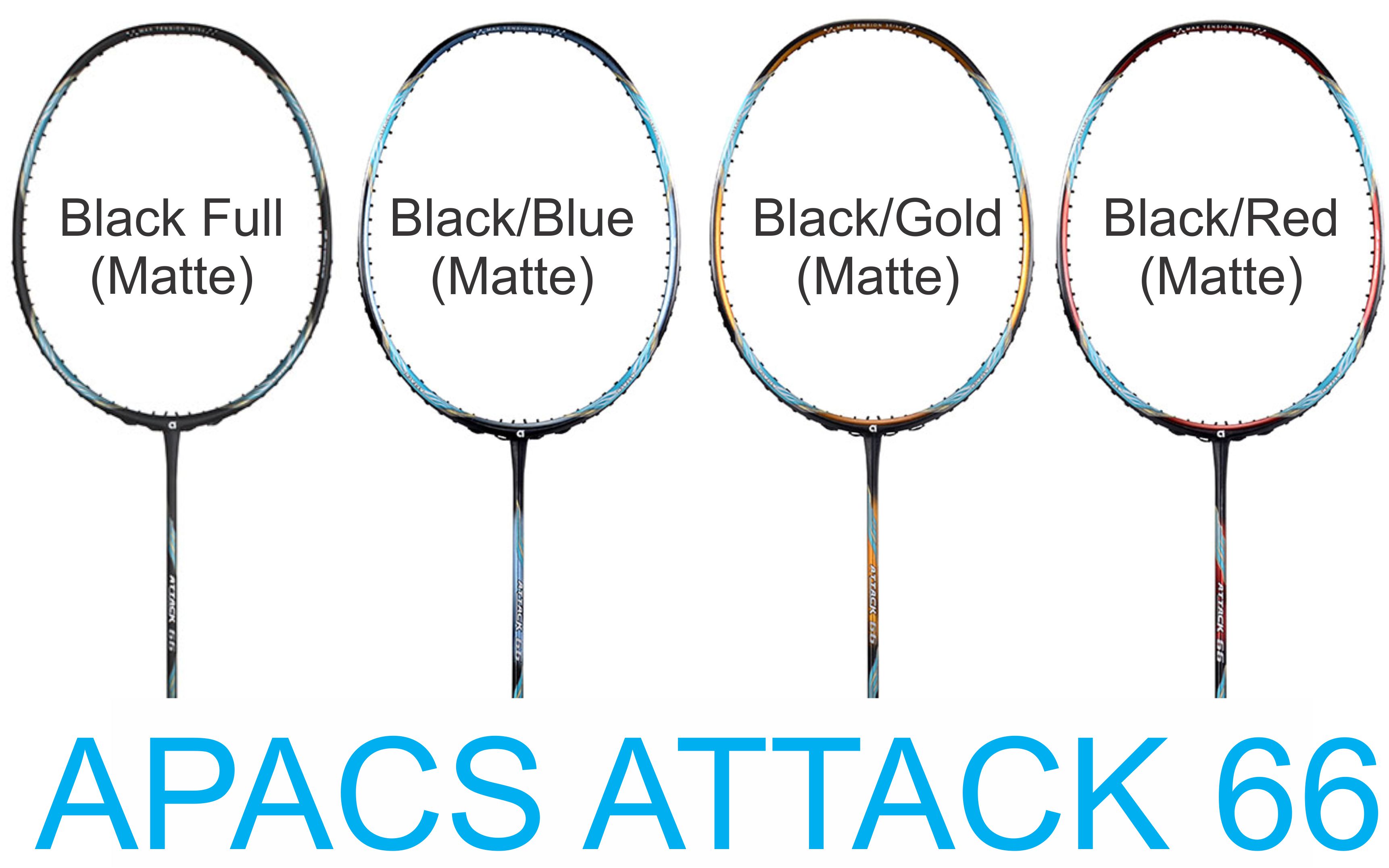 APACS ATTACK 66 BADMINTON RACKET | Shopee Philippines
