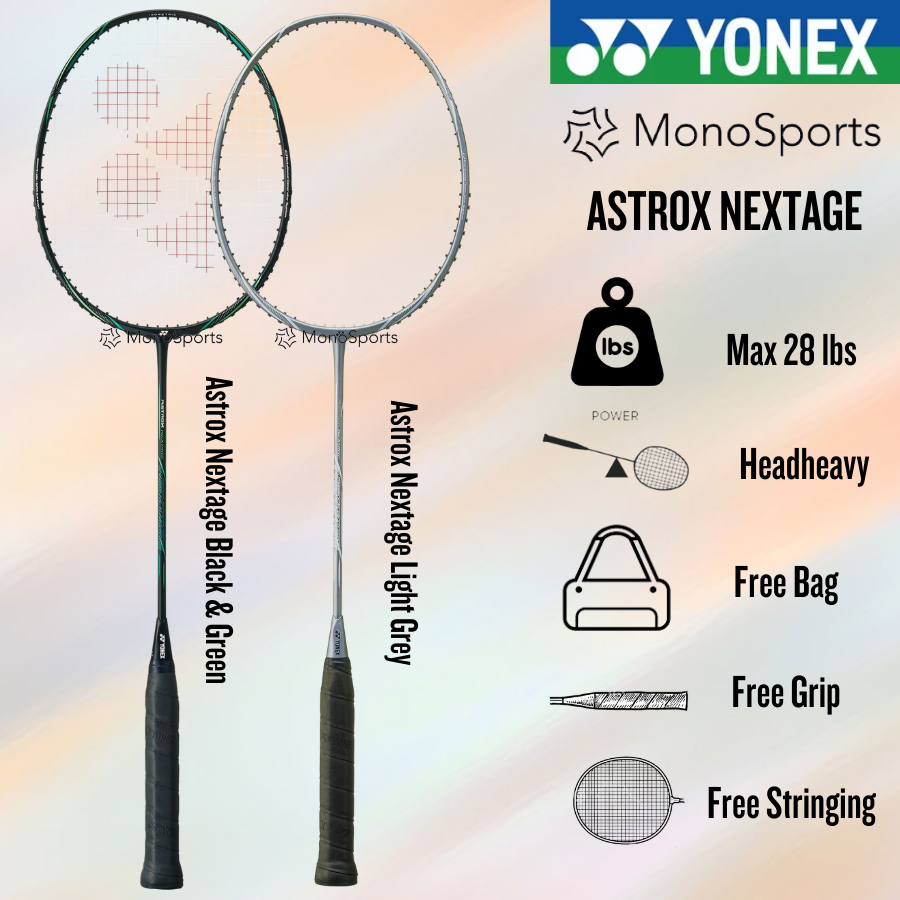 Monosports Yonex Astrox Nextage Head Heavy Racket Free Bag Free Grip ...