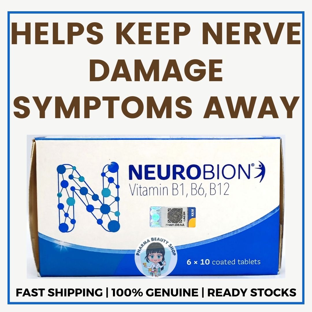 Neurobion 3x10 tablets(STRIP)/ 6x10 tablets(BOX) [Vit B1, B6&B12 ...
