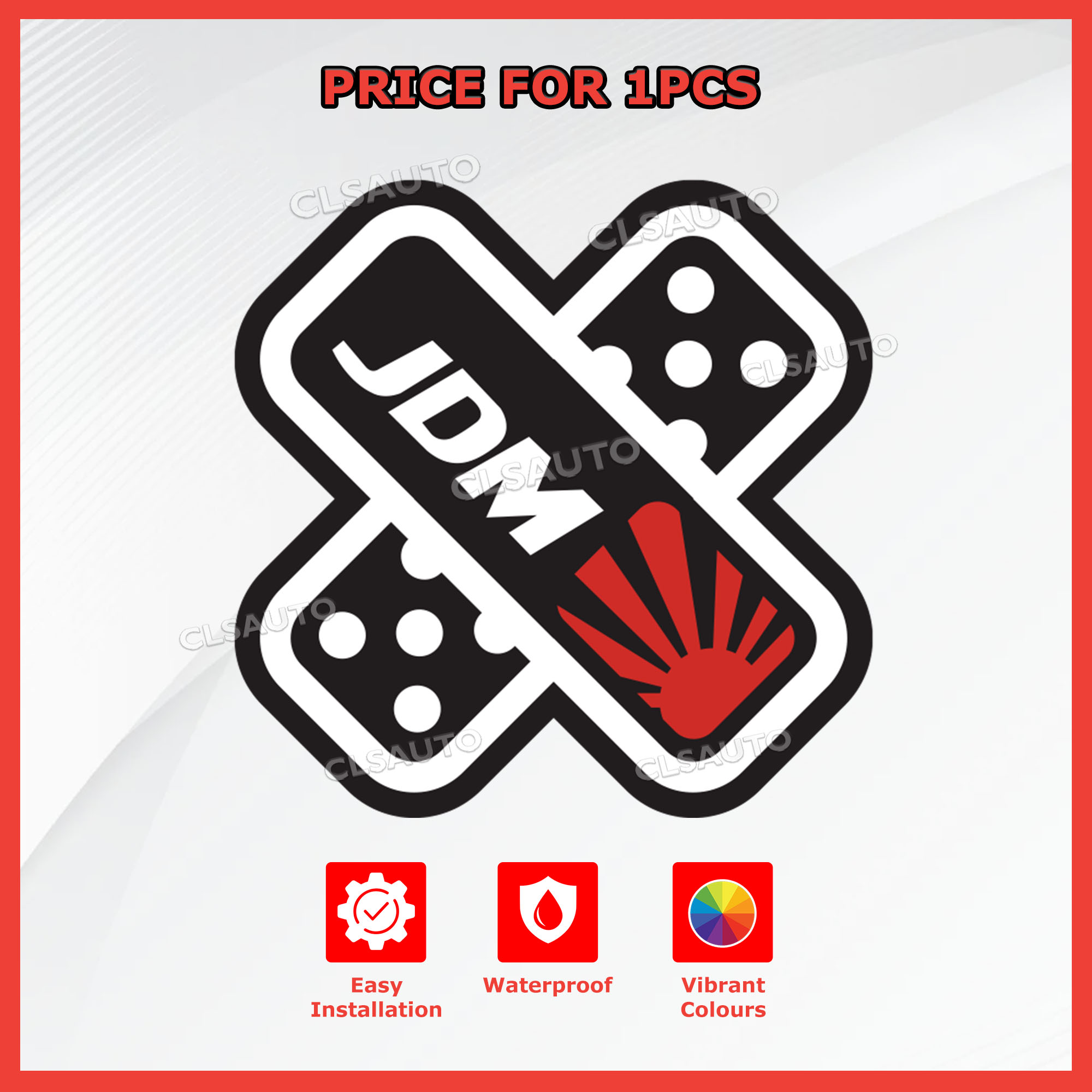 Plaster Sticker JDM for Cars for Japan Racing ,Honda ,Toyota, Nissan ...